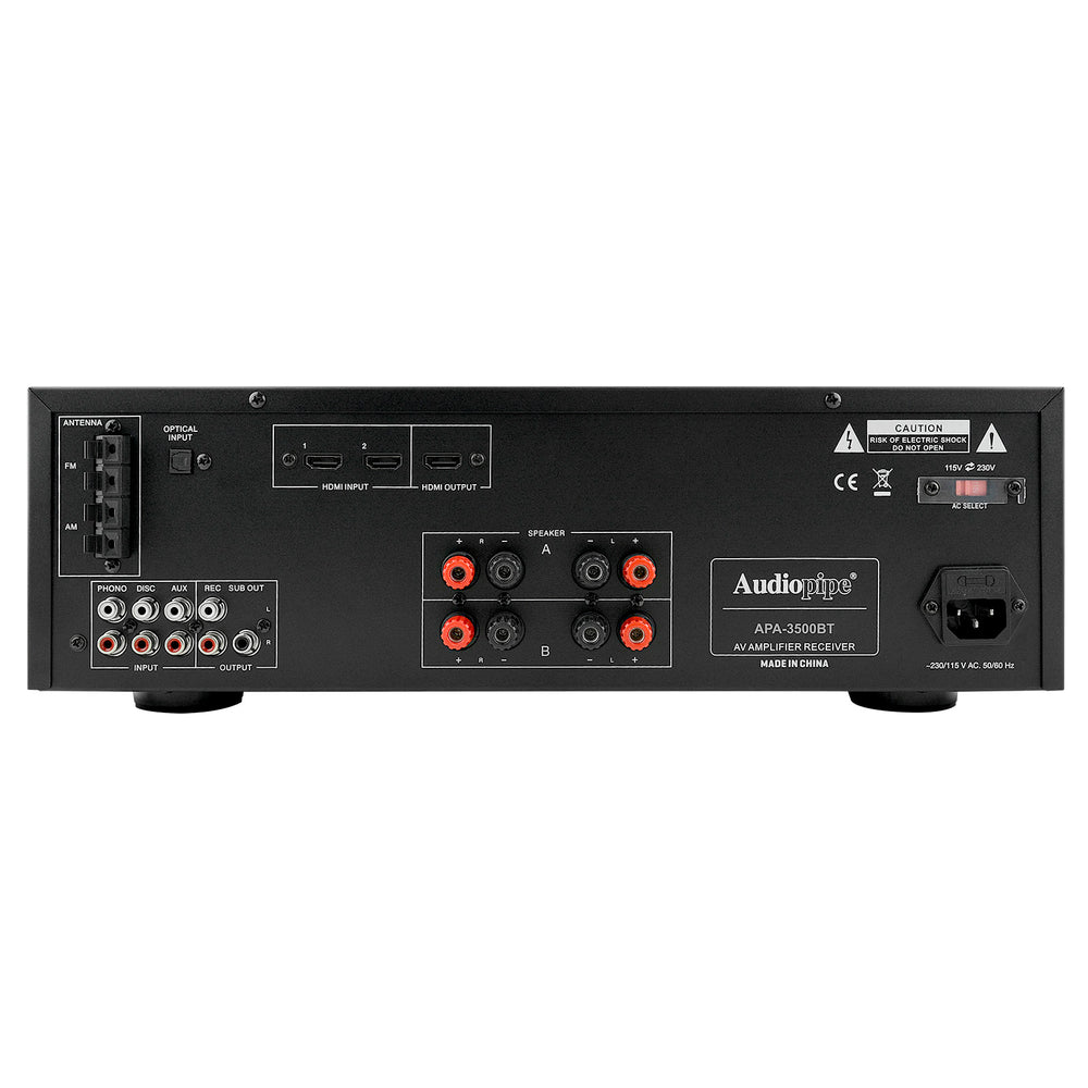 Audio/Video Amplifier Receiver (APA-3500BT) – Audiopipe