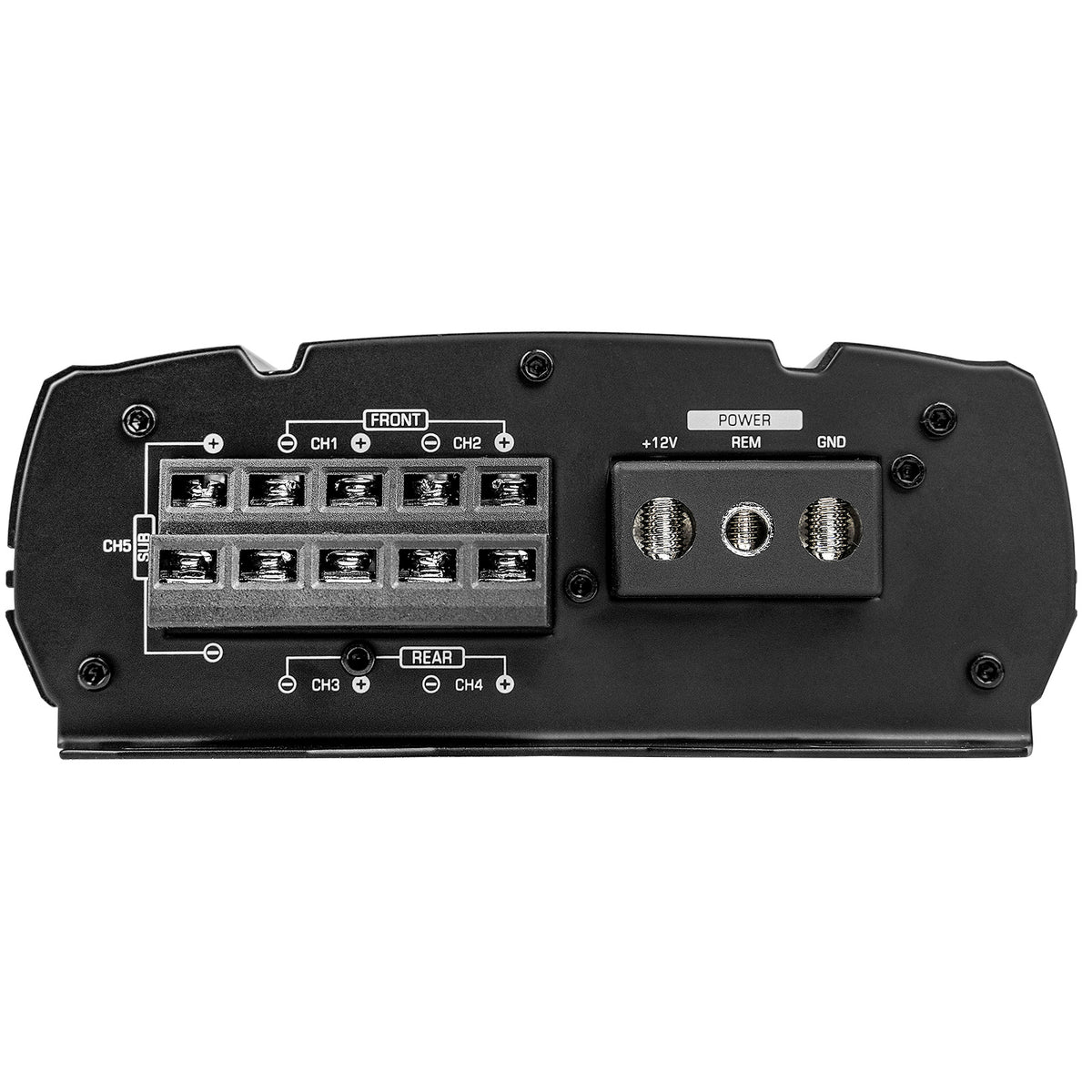 5 Channel Mini Design Class AB Mosfet Amplifier (APMQ-56125) – Audiopipe