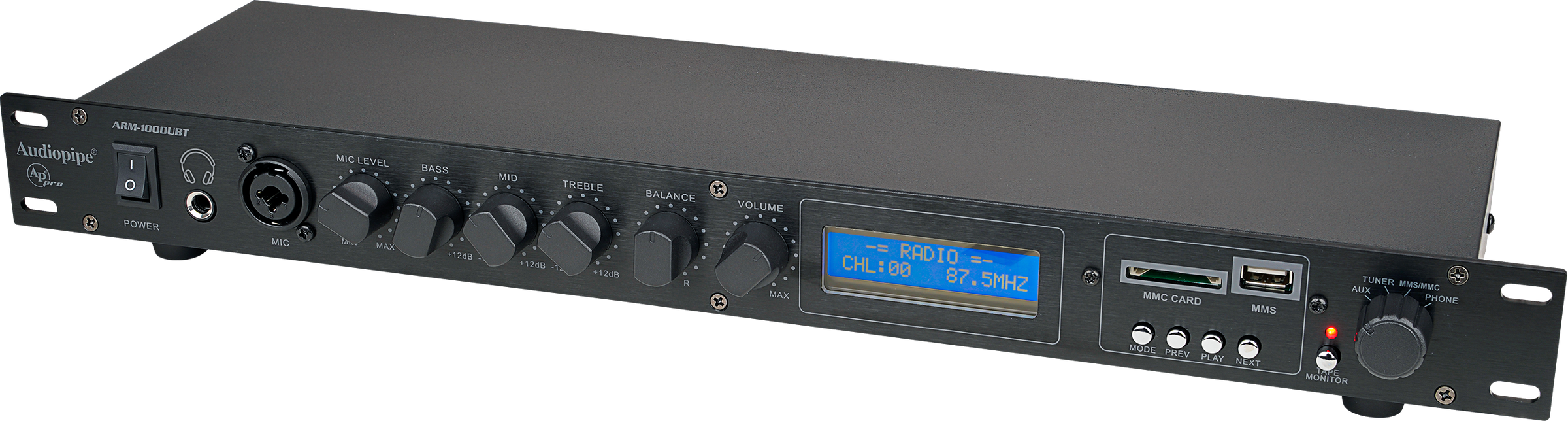 Professional Pre Amplifier (ARM-1000UBT) – Audiopipe