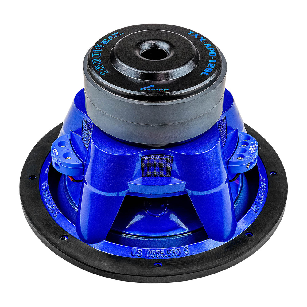 12" Eye Candy Aluminum Cone Subwoofer (TXX-APD-12BL) – Audiopipe