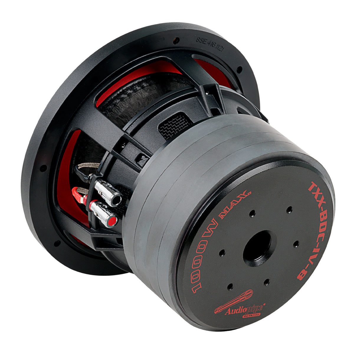 8" Quad Stack Composite Cone Subwoofer (TXX-BDC-IV-8) – Audiopipe