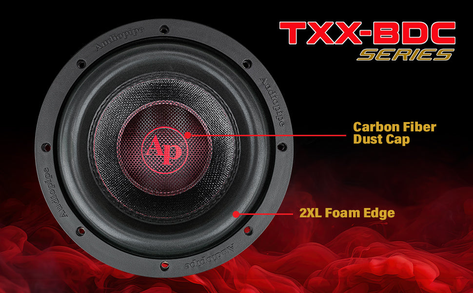 8" Quad Stack Composite Cone Subwoofer (TXX-BDC-IV-8)