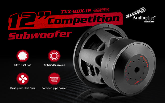12" Competition Subwoofer (TXX-BDX-12) – Audiopipe