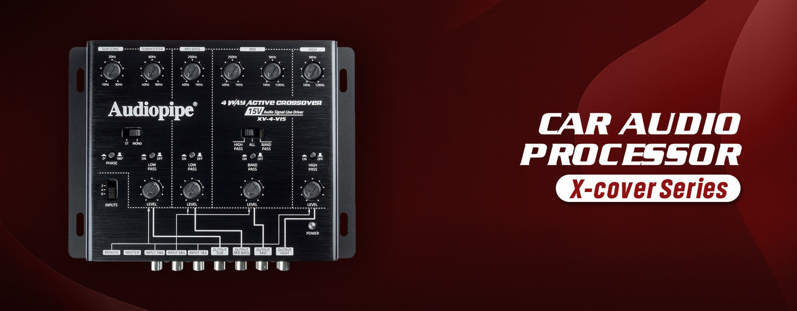 Car Audio Processors X-over Series – Audiopipe