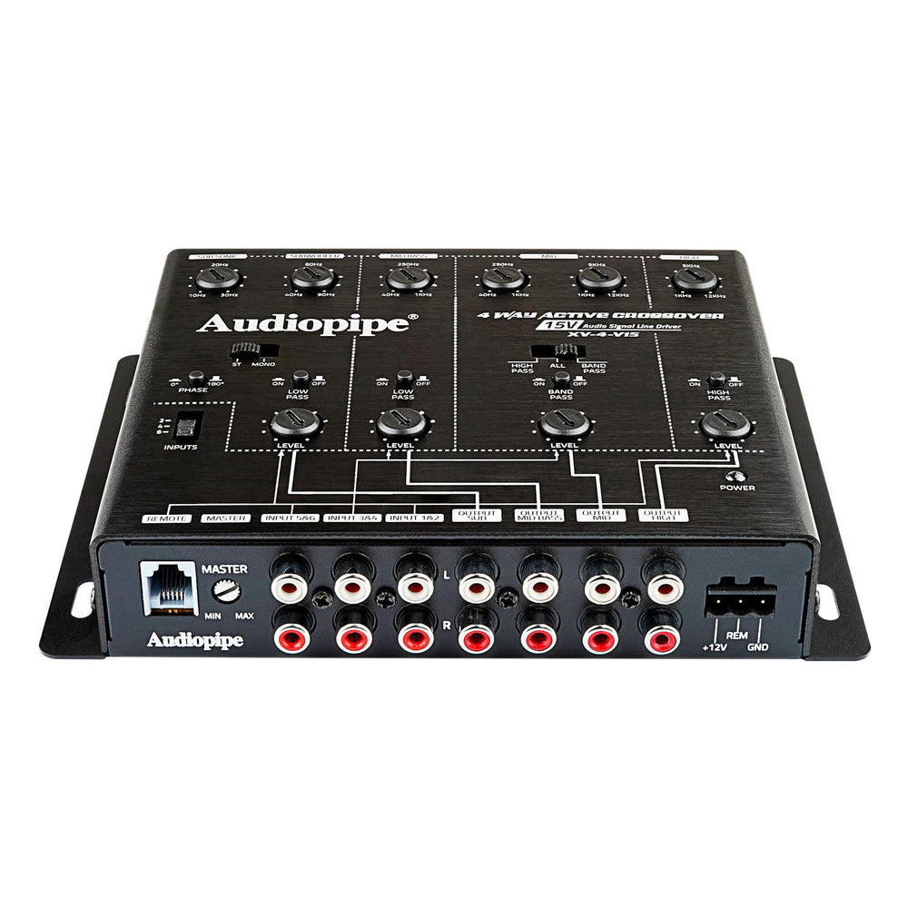 4-Way Active Crossover (XV-4-V15) – Audiopipe
